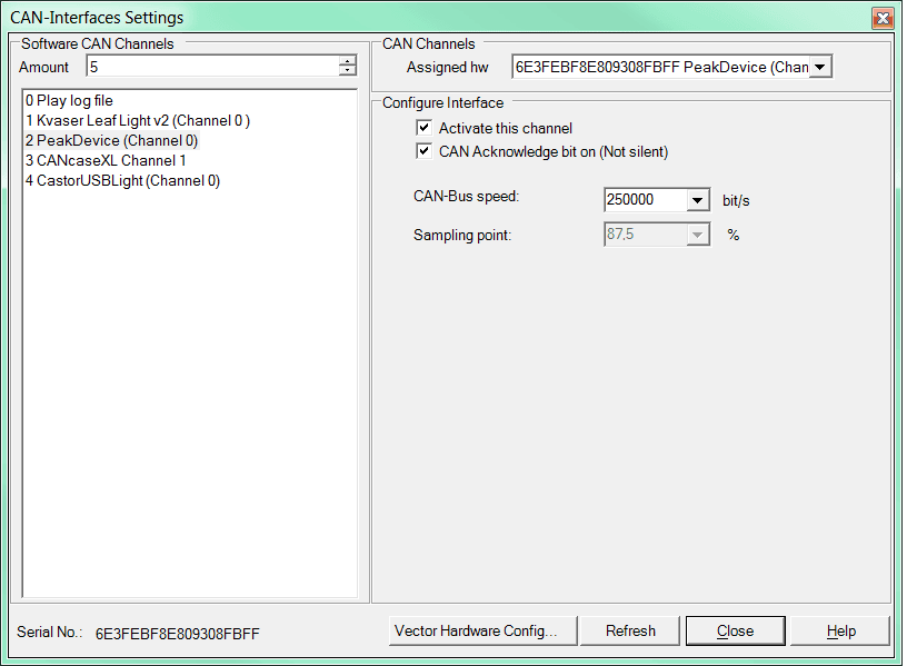 CANtrace - CAN bus Analyzer software - TK Engineering Oy