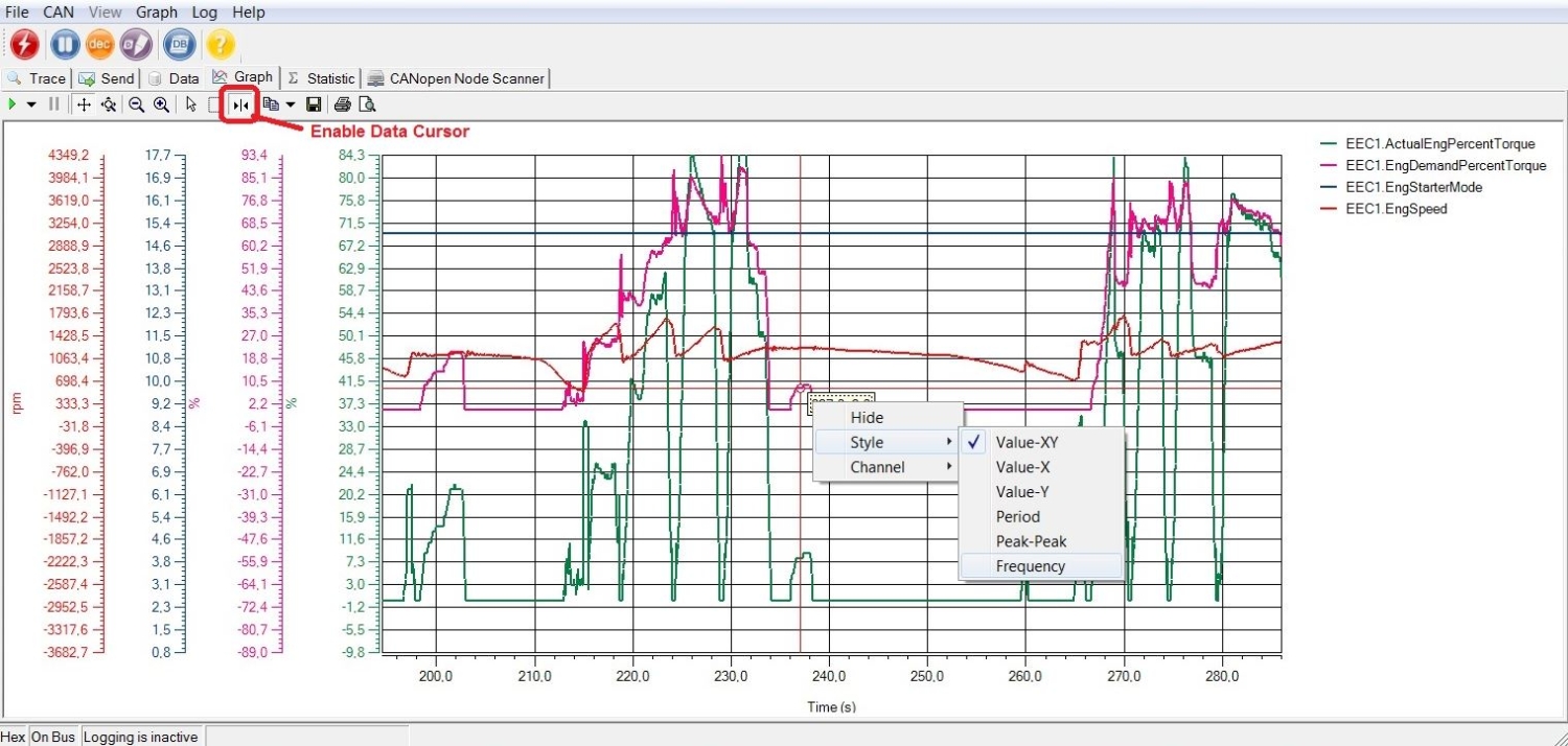 CANtrace - CAN bus Analyzer software - TK Engineering Oy