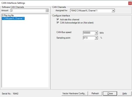 Vector Settings - TK Engineering Oy